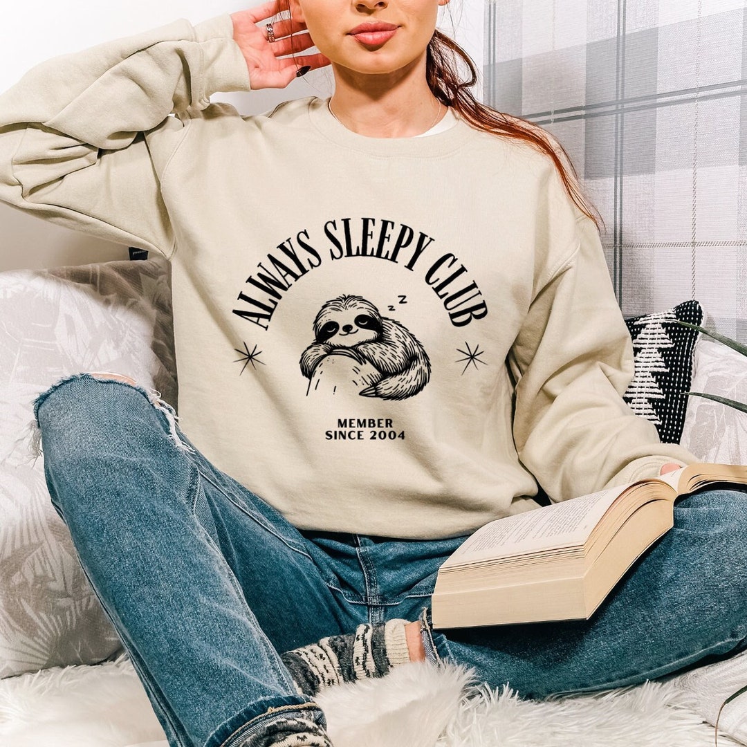 Always Sleepy Club, Enchanted Cozy Sweatshirt for Dreamy Magic Lovers ...