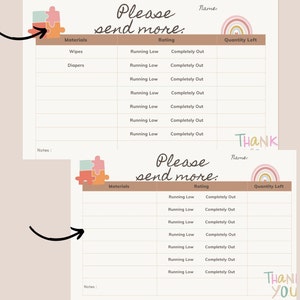 Daycare Supplies Tracking, Digital Daycare Inventory, Preschool ...