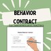 Behavior Chain Template, Behavior Management Printable, Digital ...