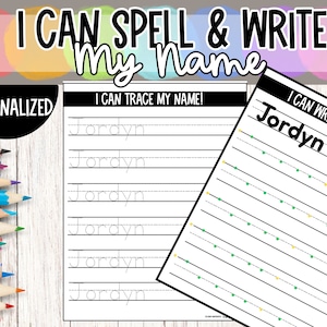 Tracing Worksheet Name Digital Writing Practice Sheets Customize ...
