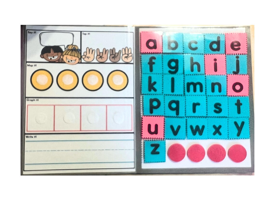 Printable Instant Download Word Mapping Mat With Letter Tiles for ...