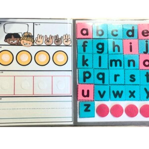 Printable Instant Download Word Mapping Mat With Letter Tiles for ...