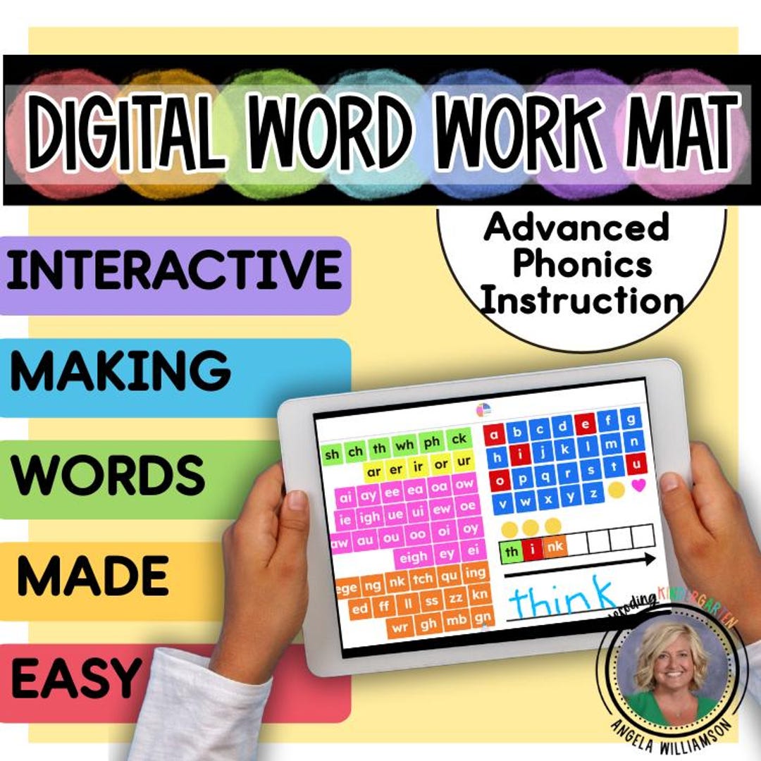 Word Making Digital Mat Advanced Phonics Instructionword Building ...