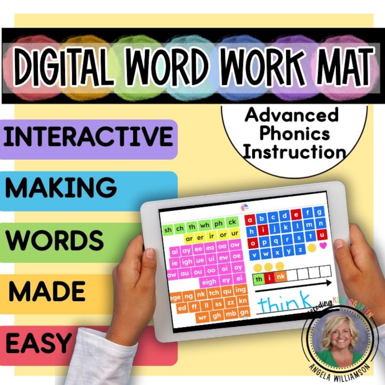 Word Making Digital Mat Advanced Phonics Instructionword Building ...
