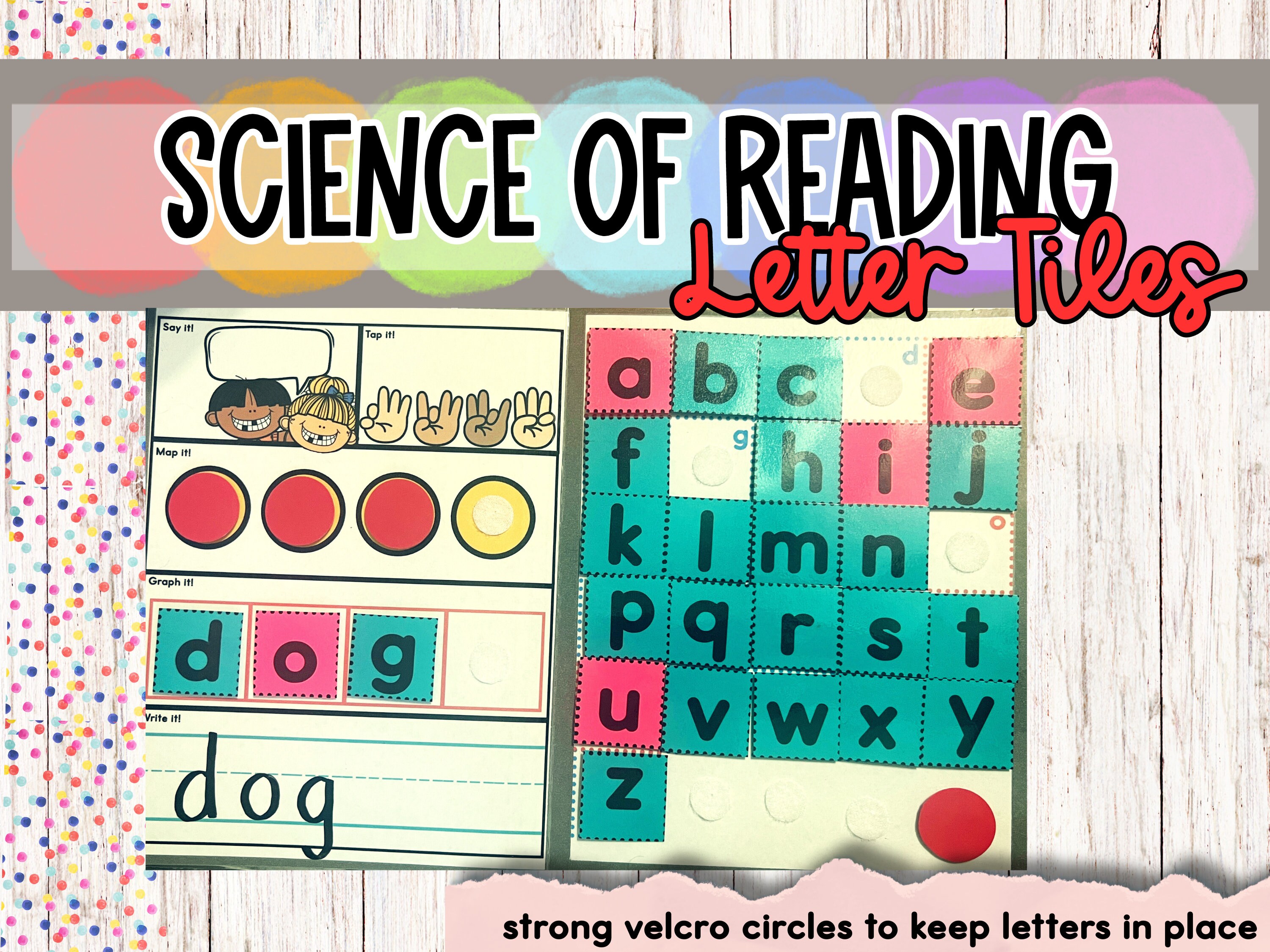 Word Work Letter Tile Board Word Word Mat Letter Blending Board ...