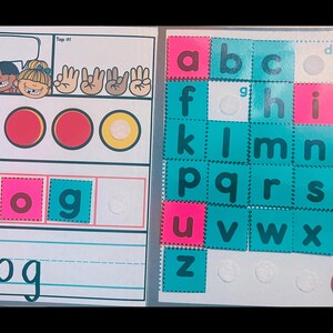 Printable Instant Download Word Mapping Mat With Letter Tiles for ...