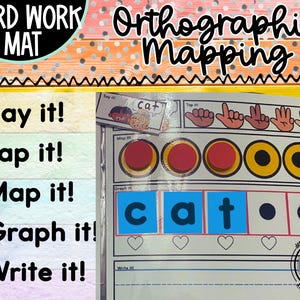 Making Words Letter Tile Boards Word Work Mat Letter Board Letter Tiles ...