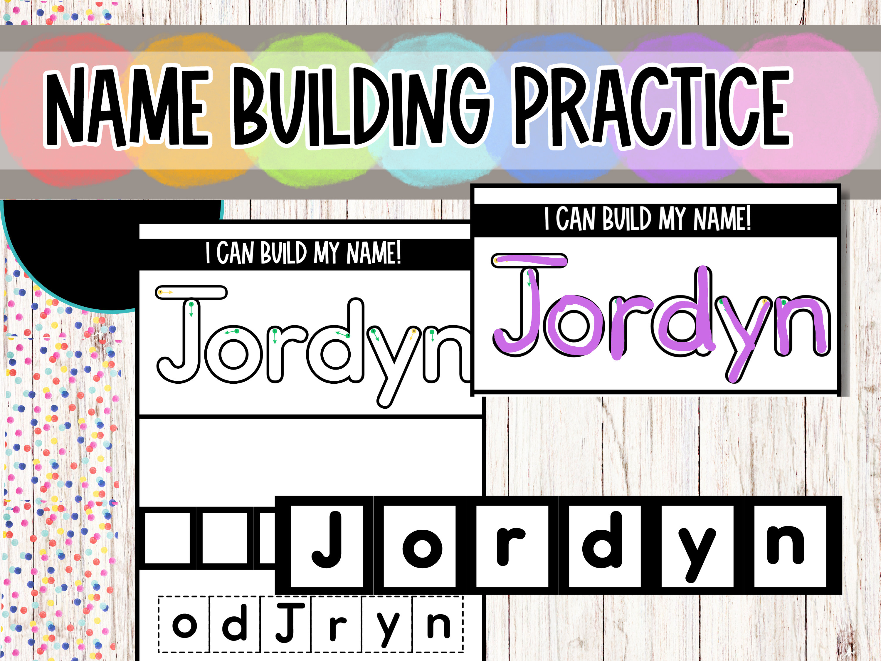 Tracing Worksheet Name Writing Practice Sheets Name Customized ...