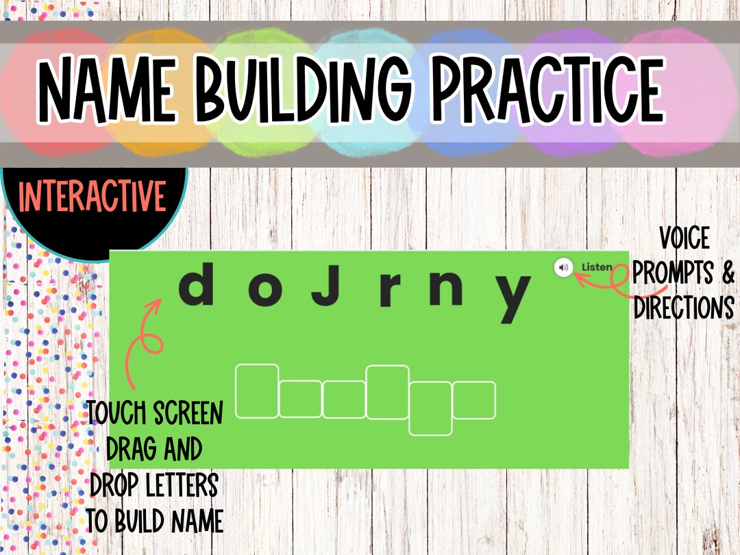 Digital Tracing Name Writing Practice Sheets Name Customized Worksheet ...
