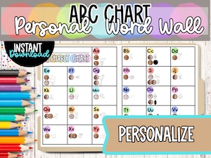 Boho Rainbow Classroom Word Wall Editable Word Wall Sight Word Display ...