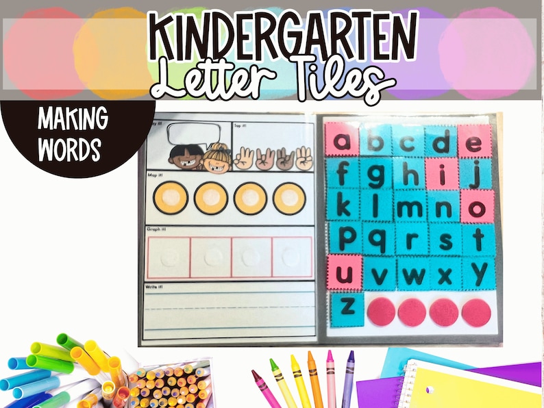 Printable Instant Download Word Mapping Mat With Letter Tiles for ...