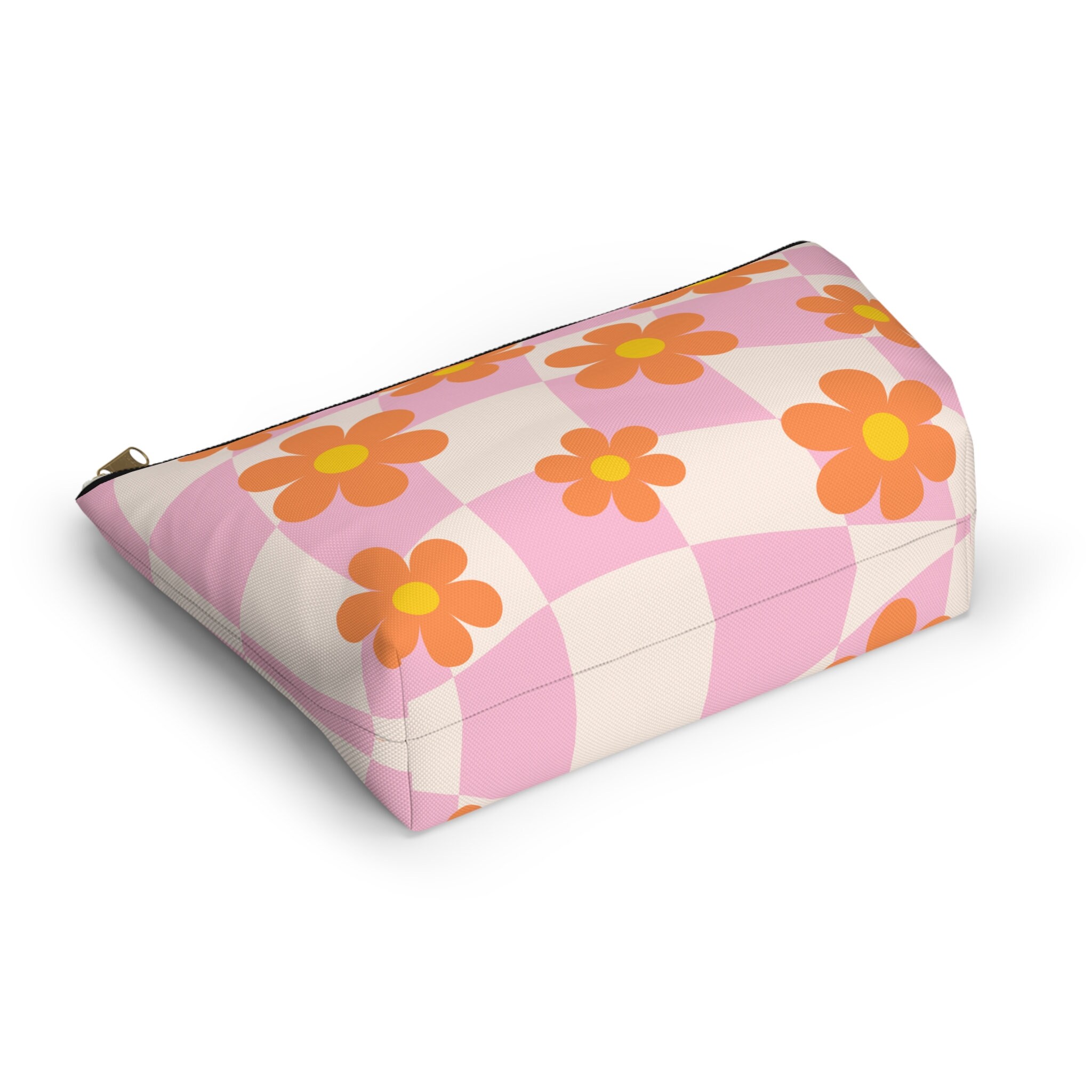Preppy Flower Accessory Pouch, Makeup Pouch, Cosmetic Bag, Travel Pouch ...