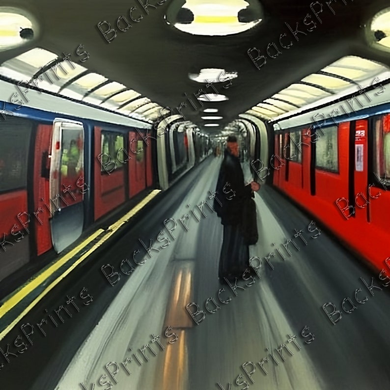 London Underground Art Print - Etsy