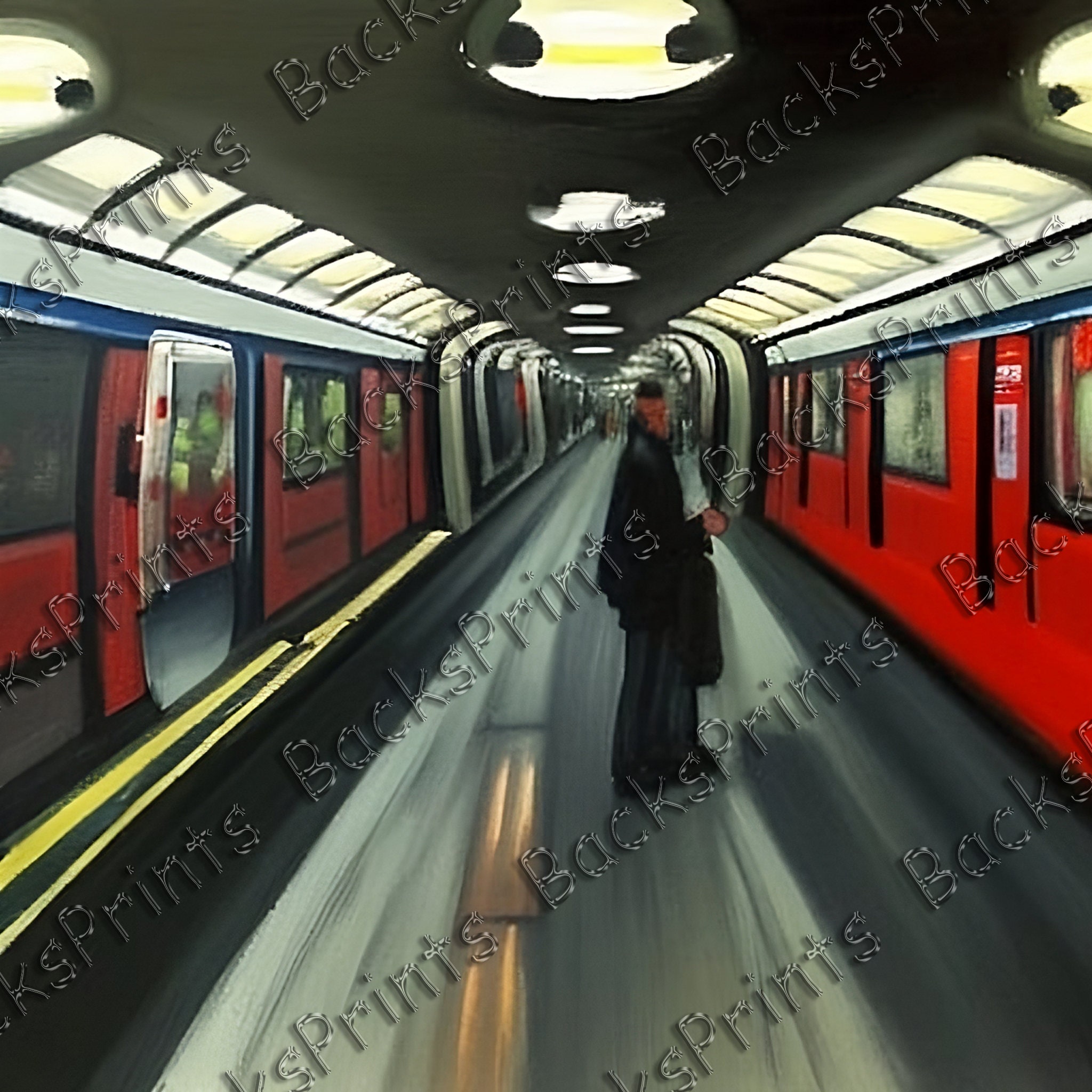 London Underground Art Print - Etsy