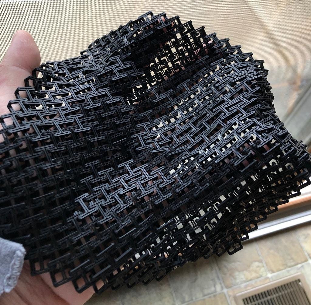 Fidget Chainmail Square, 3D Printed Fabric, Fidget Blanket, ADHD ...