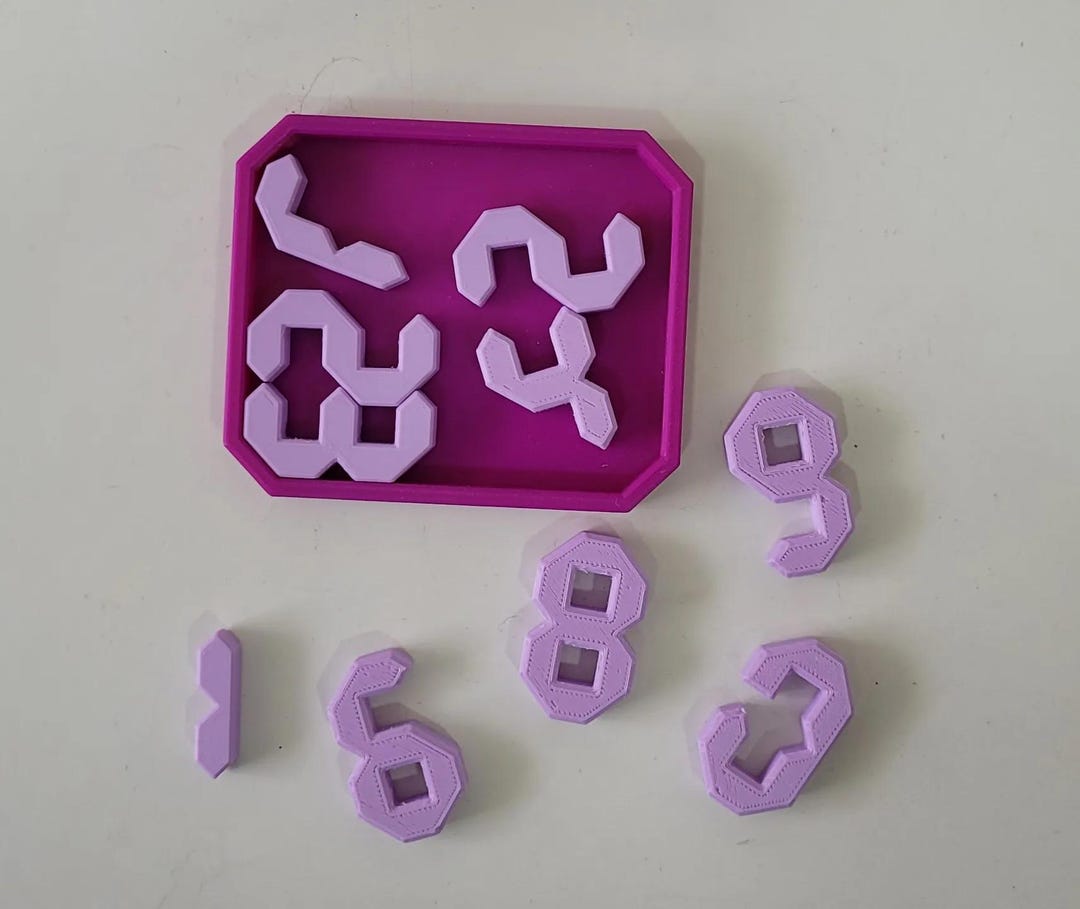 Digits Puzzle, 3D Printed, Challenge, Brain Teaser - Etsy