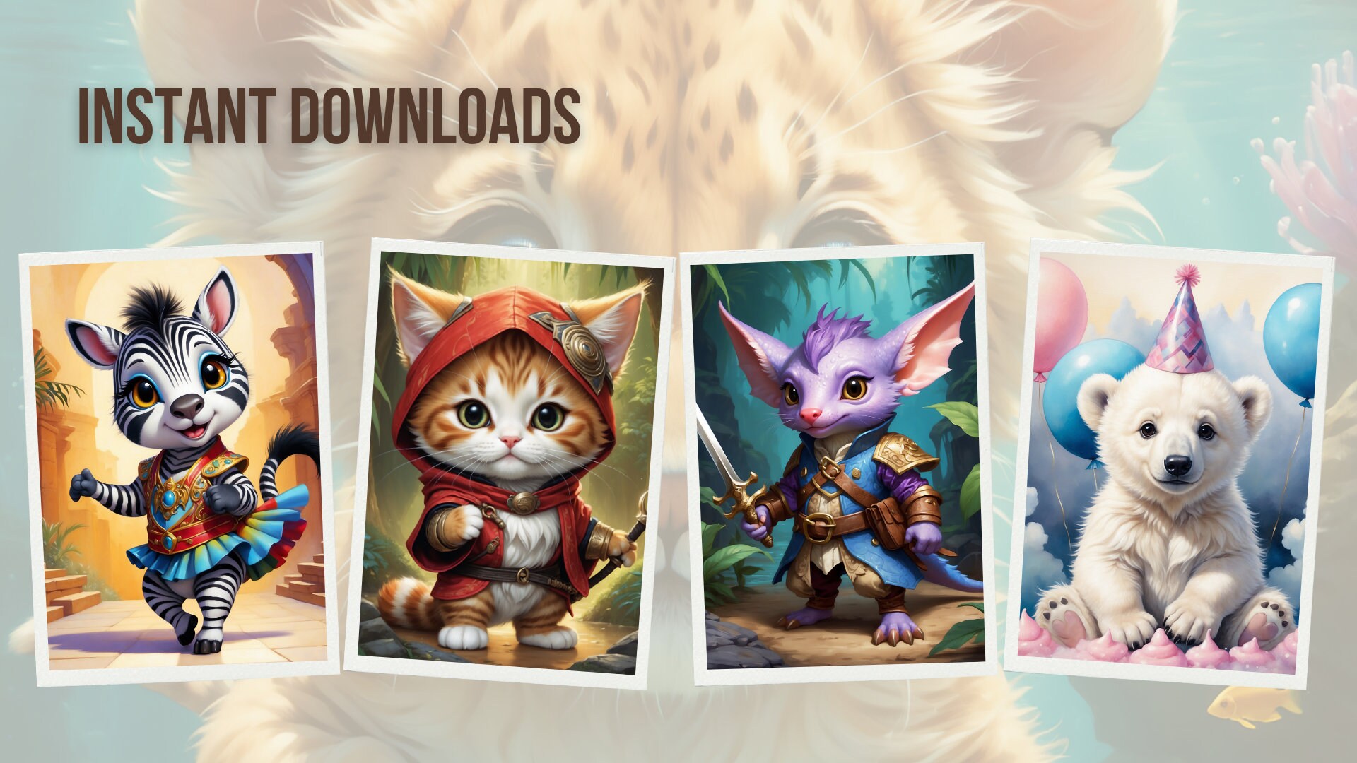 Adorable Creatures premium Collection 26xjpg, Digital Art for Wallpaper ...