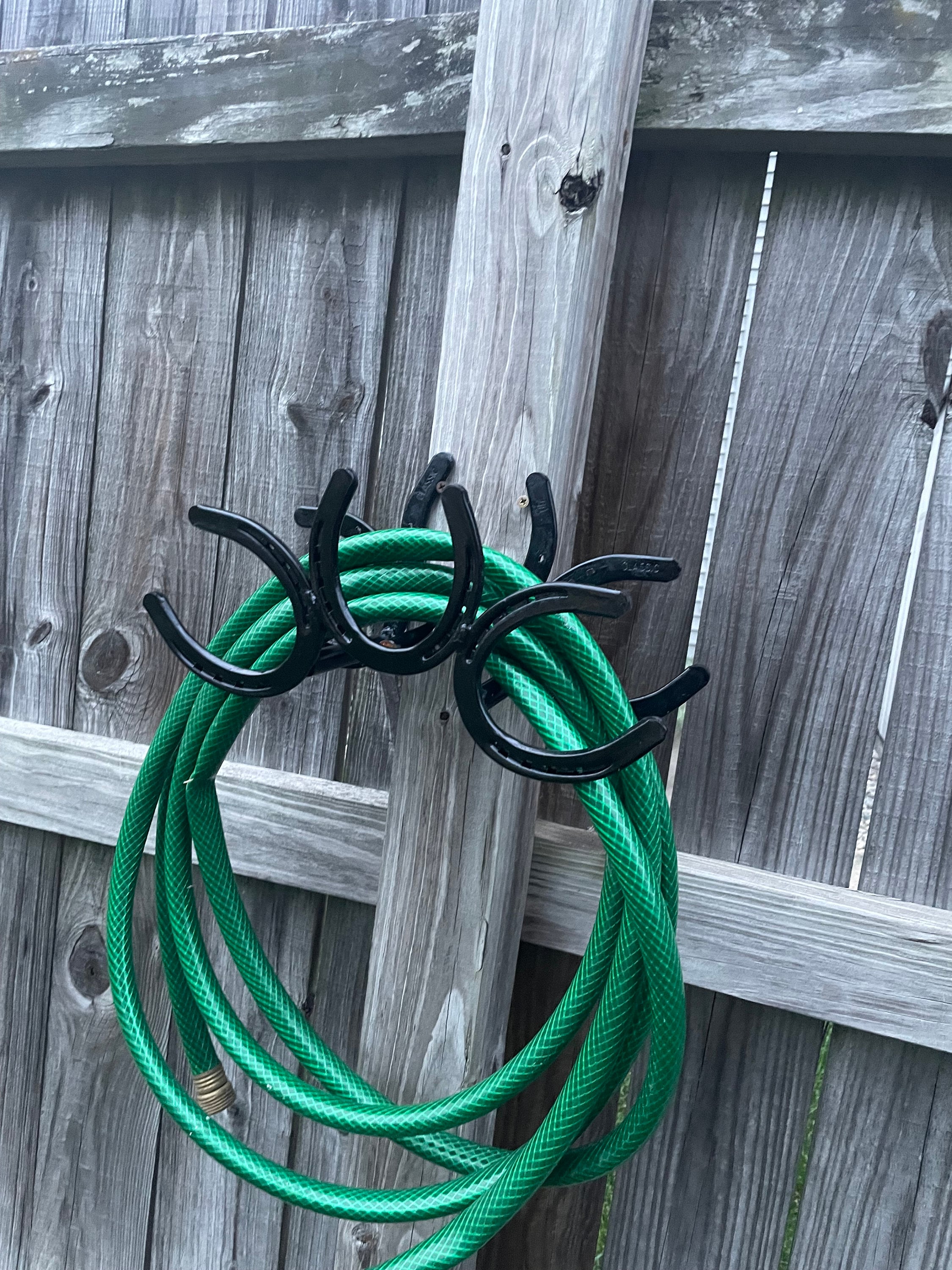 Horseshoe Hose/rope Holder - Etsy