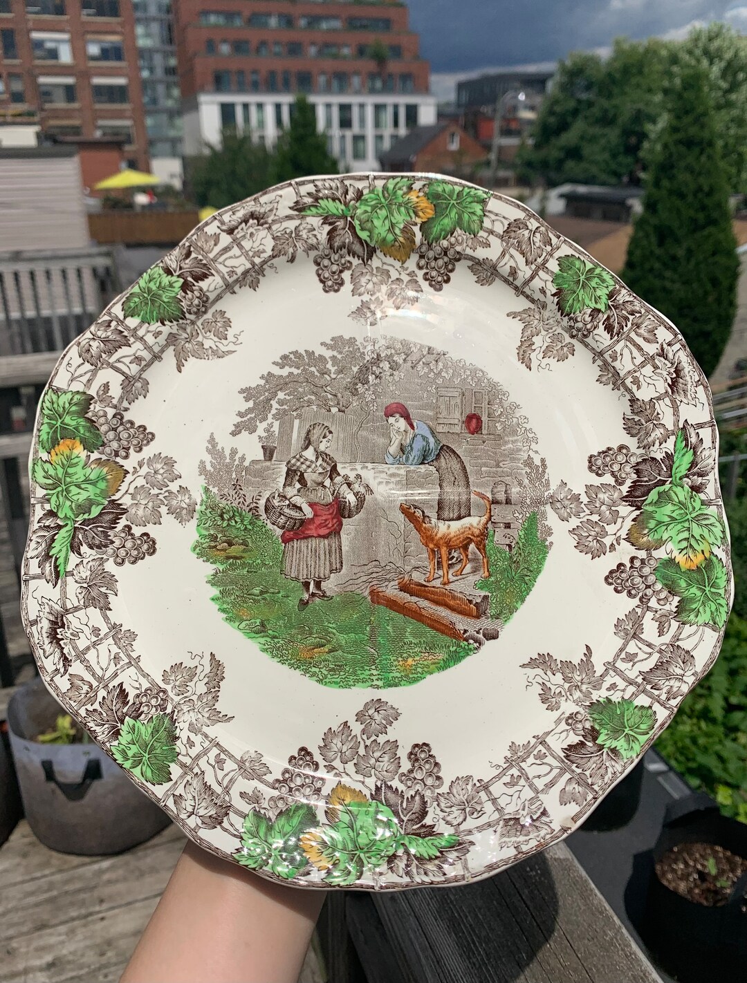 Vintage 1937 Copeland Spode Divided Plate Spode's Byron - Etsy