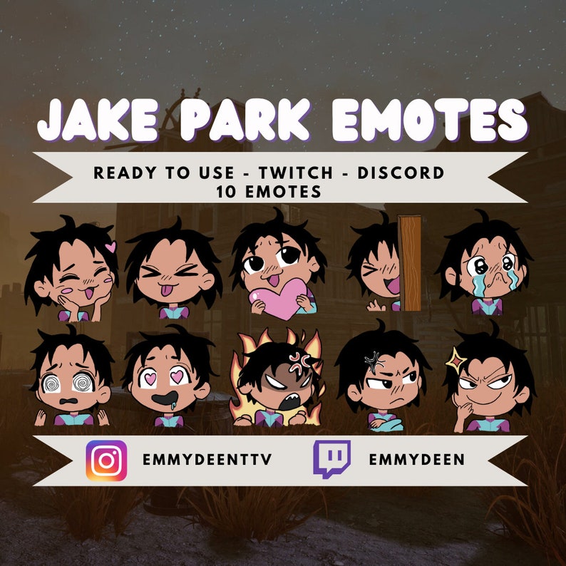 Jake Park DBD Emotes - Life of the Party Rave Outfit - Etsy