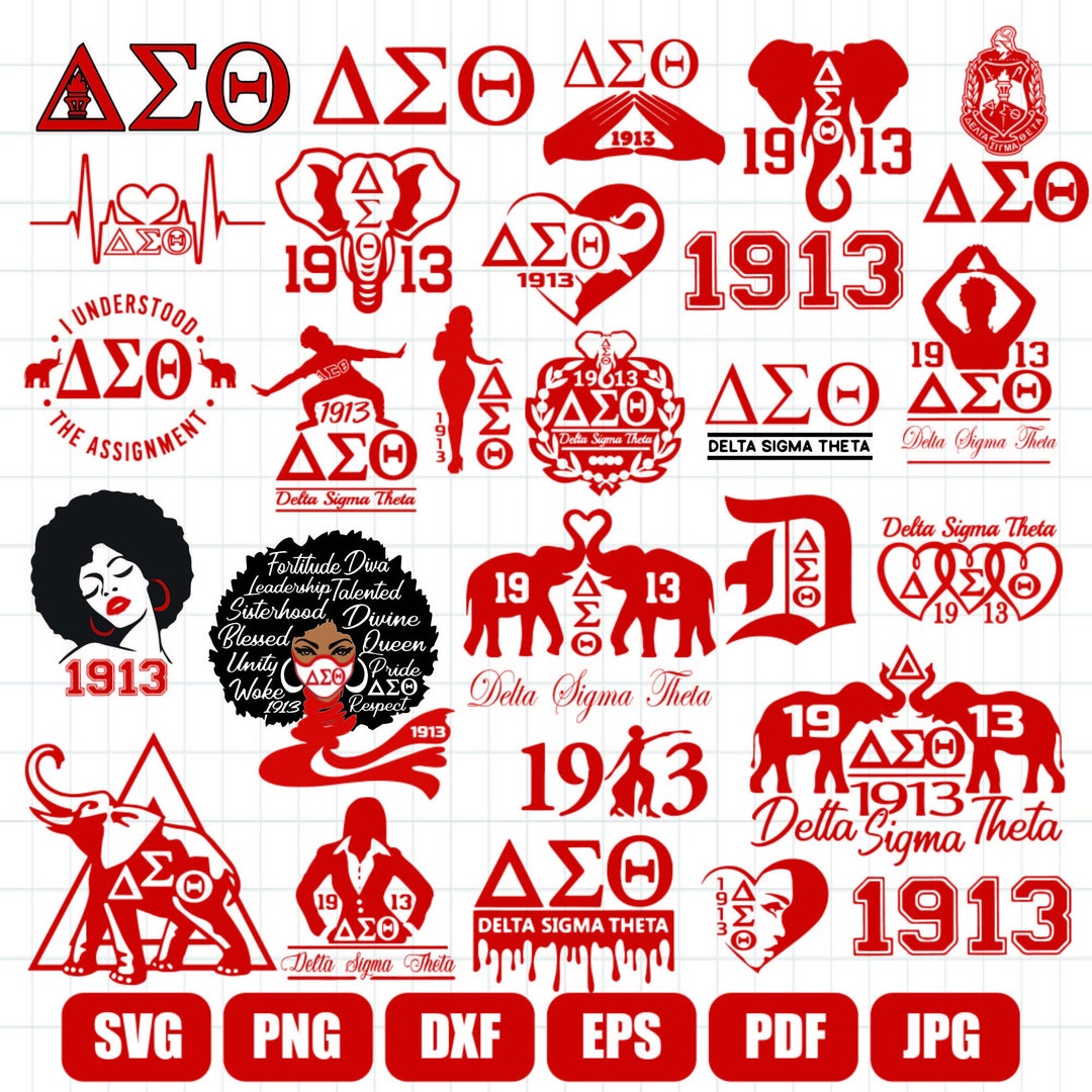 Delta Sigma Theta Svg Png Bundle,delta Sigma Theta Sign,1913 AEO ...