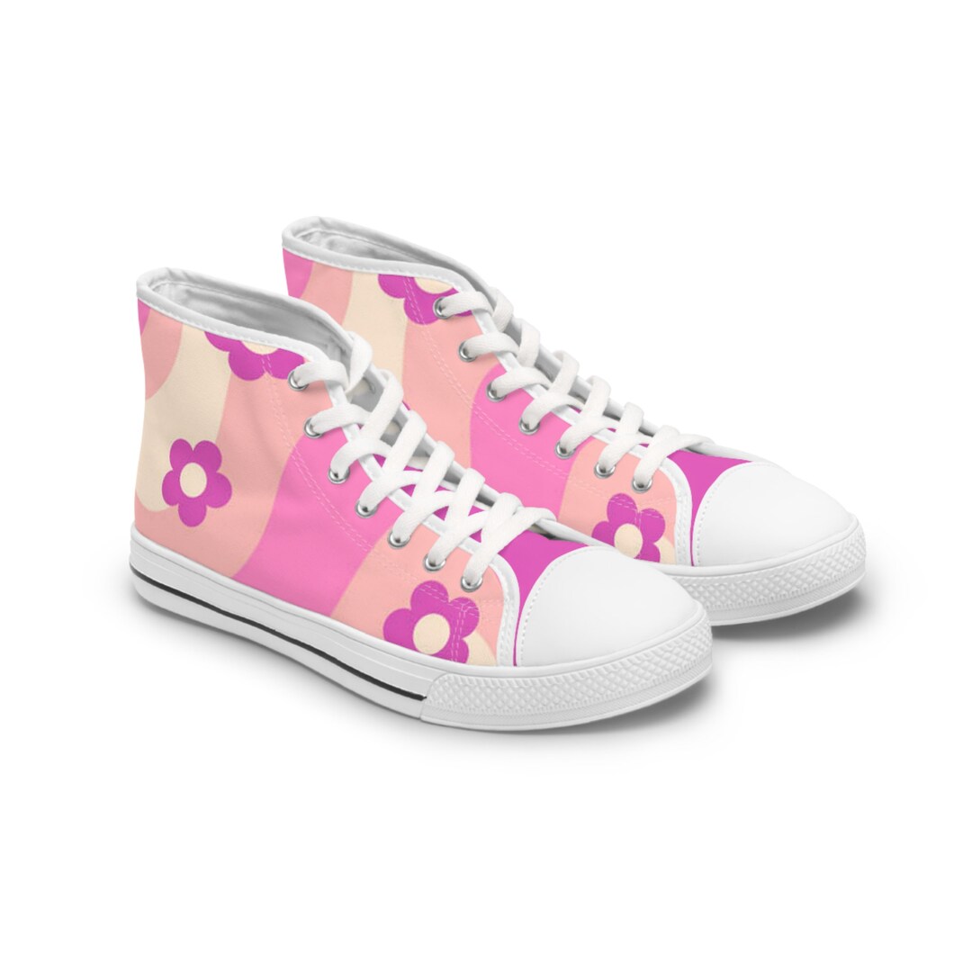 Groovy Retro High Tops - Etsy