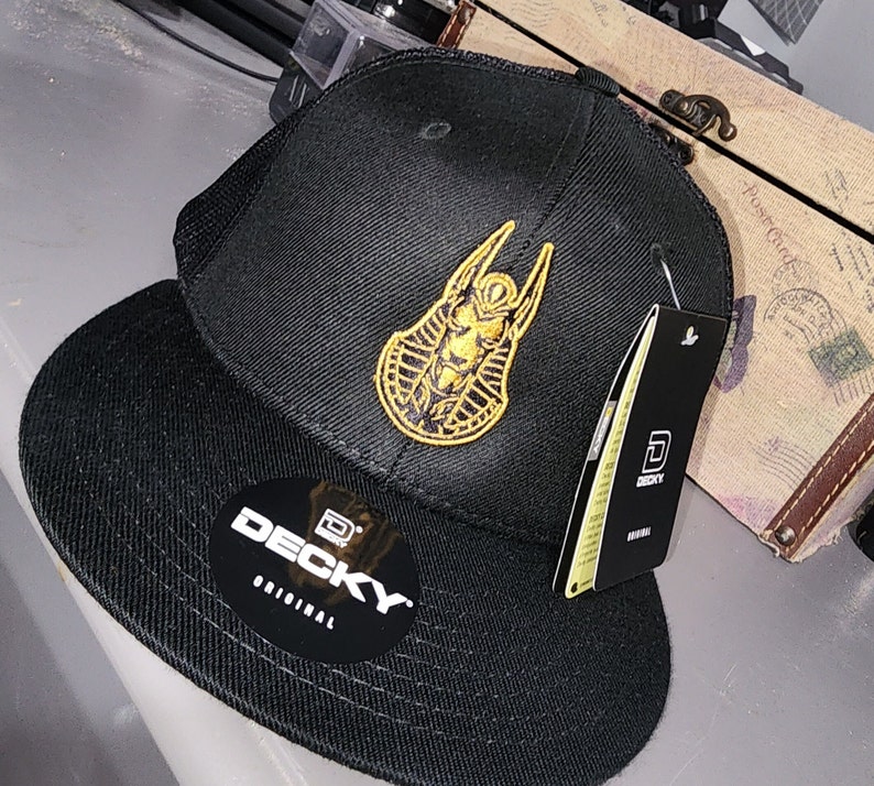 Anubis Egyptian God Embroidery File for Hat - Etsy