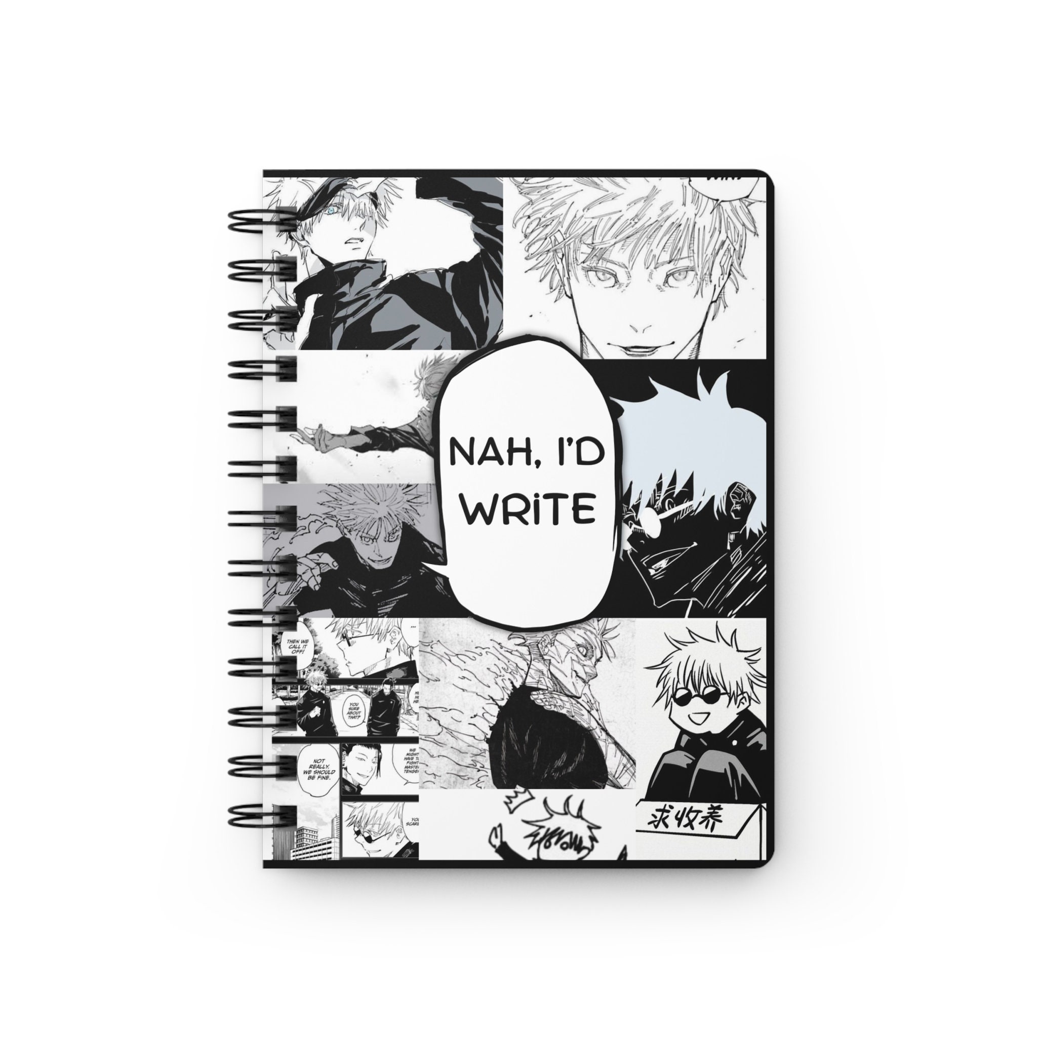 Gojo Satoru Notebook, Jjk Merch, Gojo Merch, Jujutsu Kaisen Journal 150 ...