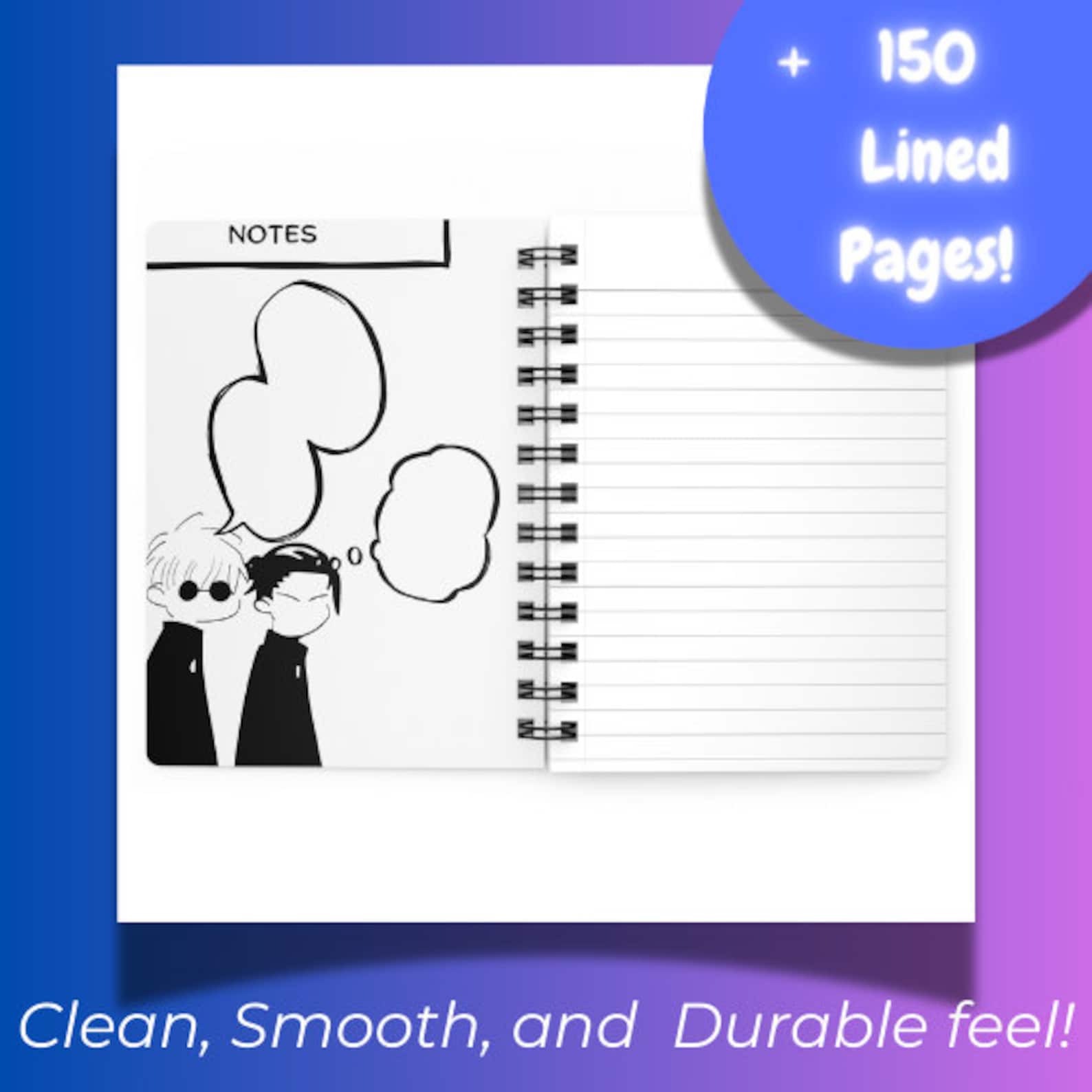 Gojo Satoru Notebook, Jjk Merch, Gojo Merch, Jujutsu Kaisen Journal 150 ...