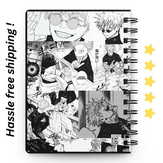 Gojo Satoru Notebook, Jjk Merch, Gojo Merch, Jujutsu Kaisen Journal 150 ...