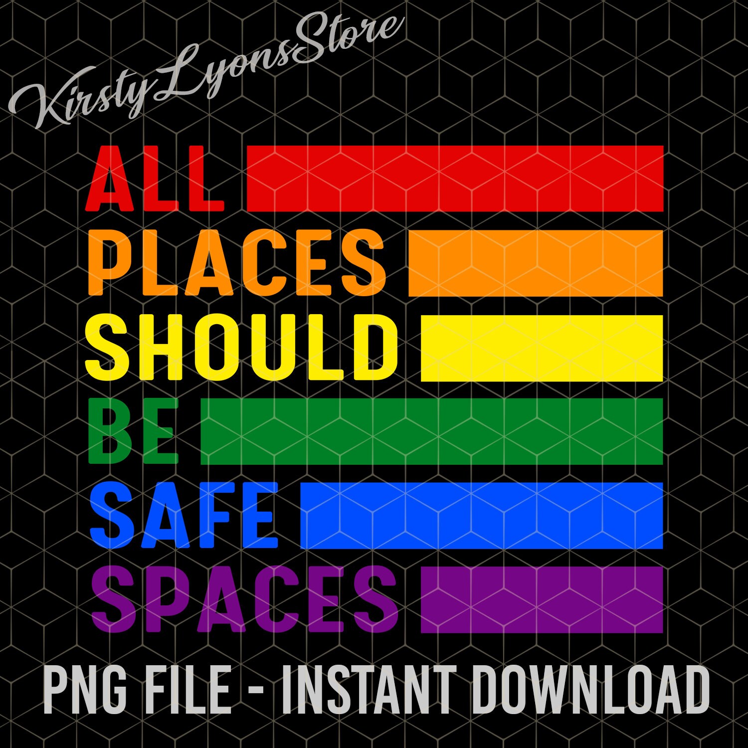 All Places Should Be Safe Spaces Png, LGBT Flag Png, Rainbow Lgbt Png ...