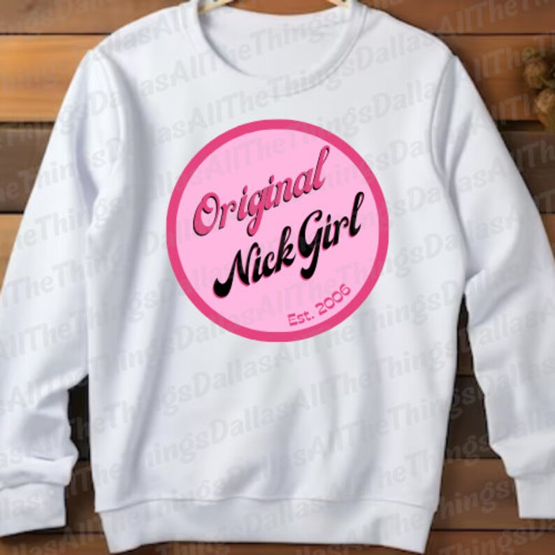 Jonas Brothers SVG/PNG OG Nick Girl - Etsy