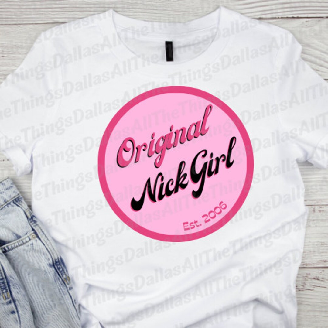 Jonas Brothers SVG/PNG OG Nick Girl - Etsy