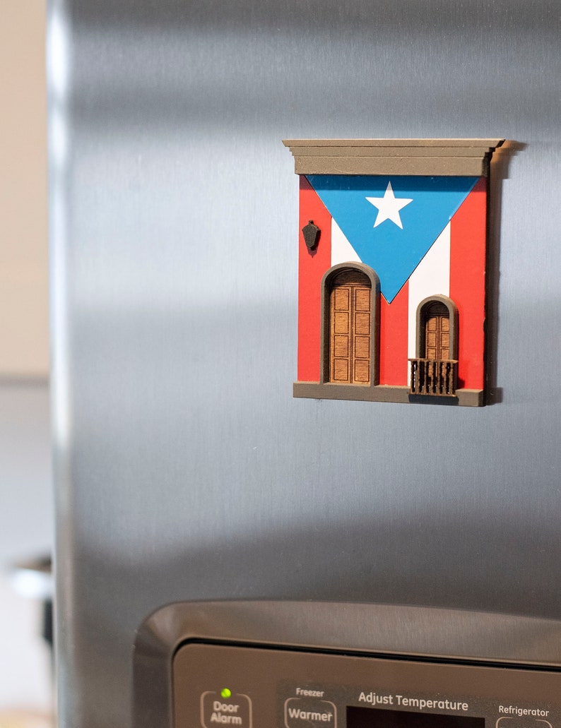 San Juan Puerto Rico Wooden House Magnet: Hand-painted Souvenir - Etsy