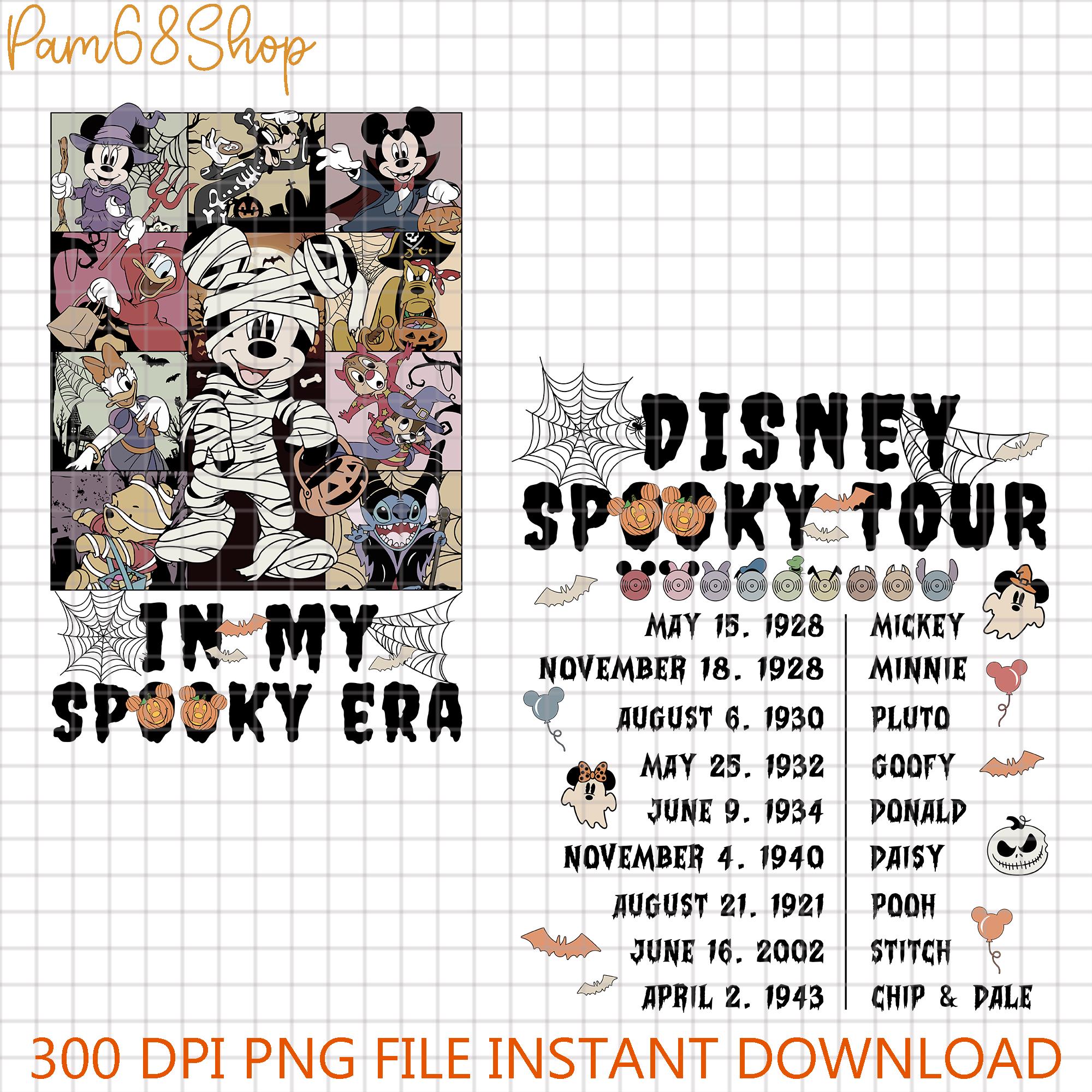 In My Spooky Era PNG, Mouse and Friends Png, Halloween Png, Spooky ...