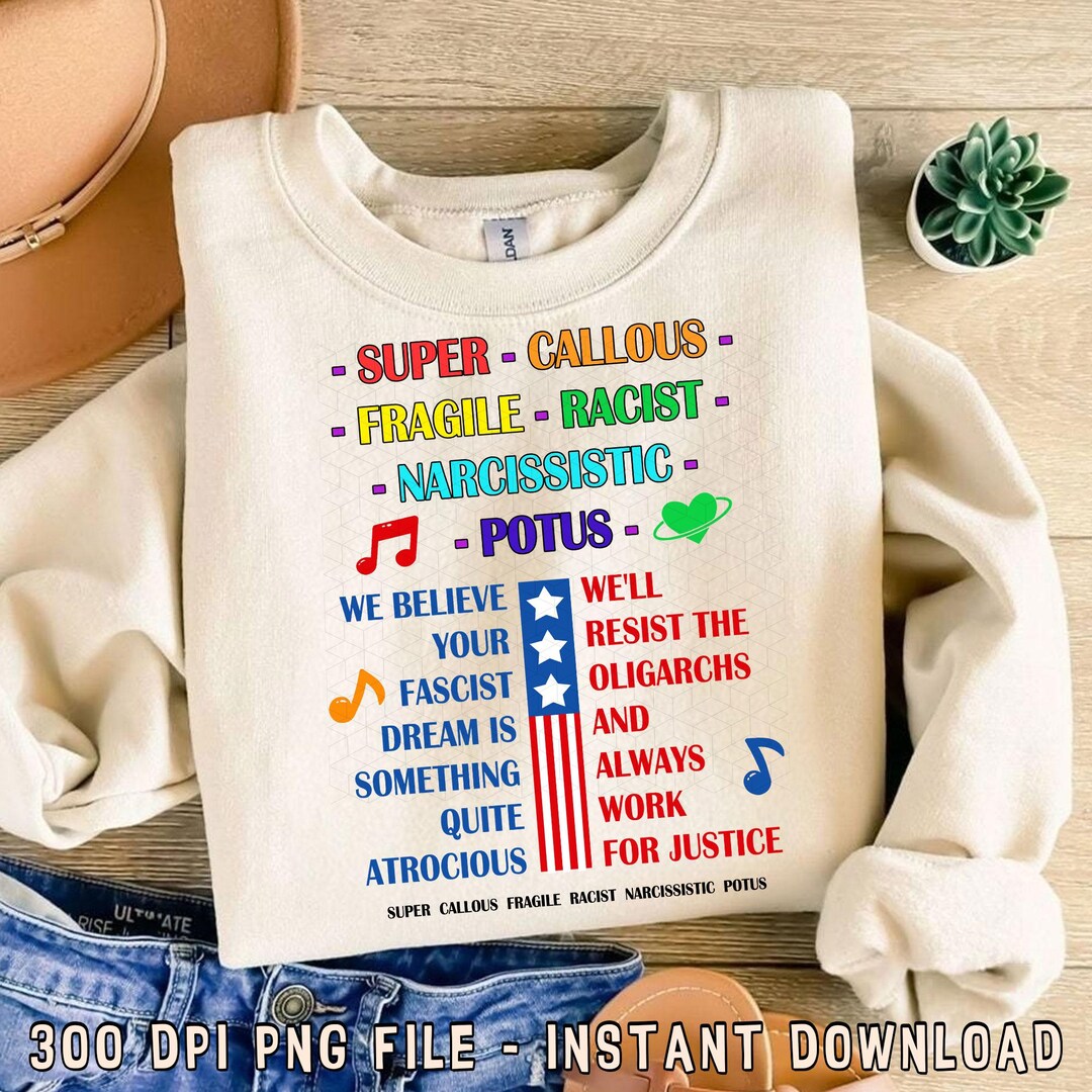 Super Callous Fragile Racist Narcissistic Potus PNG, Super Callous ...