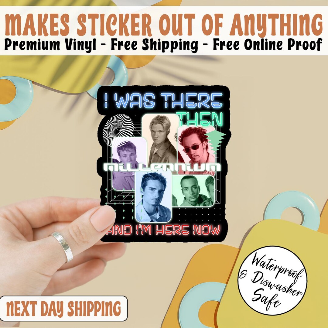 Pop Music Bring Memory Back Street Men Women Boys Girls Sticker ...