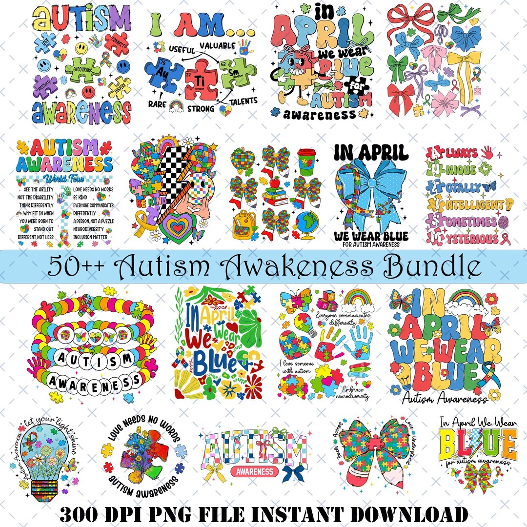 50++ Autism Awareness Png Bundle, Autism Awareness Bracelet, Autism ...