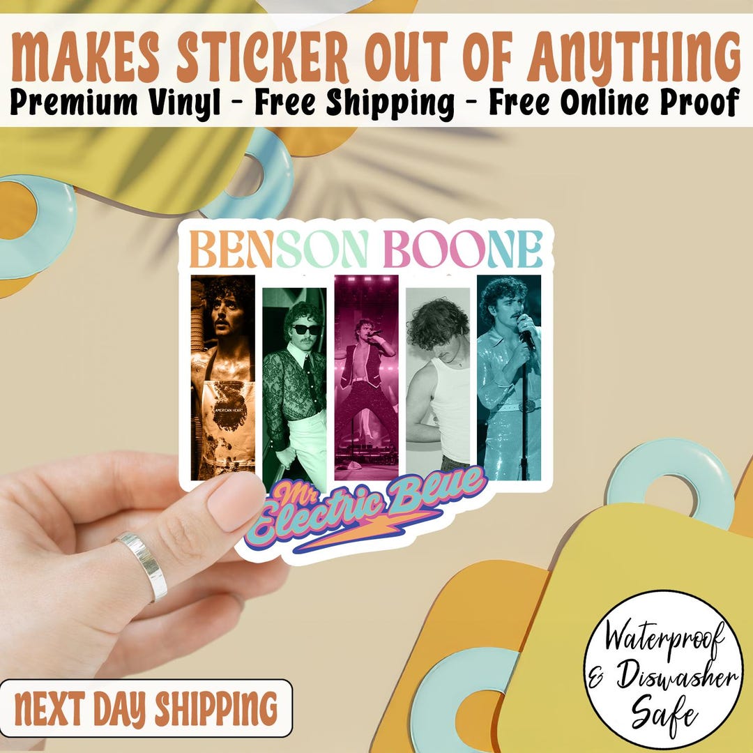 Moonbeam Ice Cream Sticker, America Tour 2025 Concert Sticker, Moonbeam ...