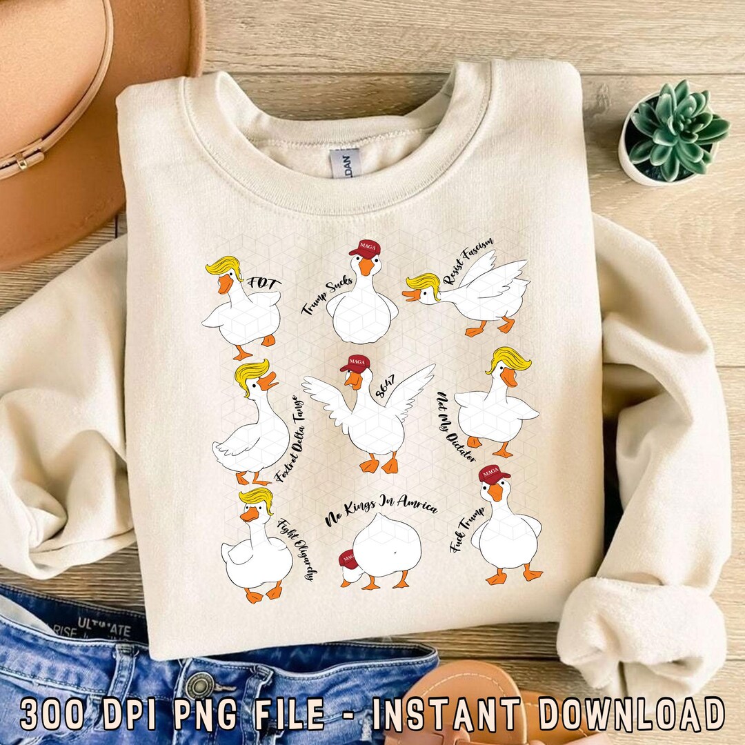 Subtle Anti Trump Sill Goose Png, Trump Resist Png, Trump Protest Png ...