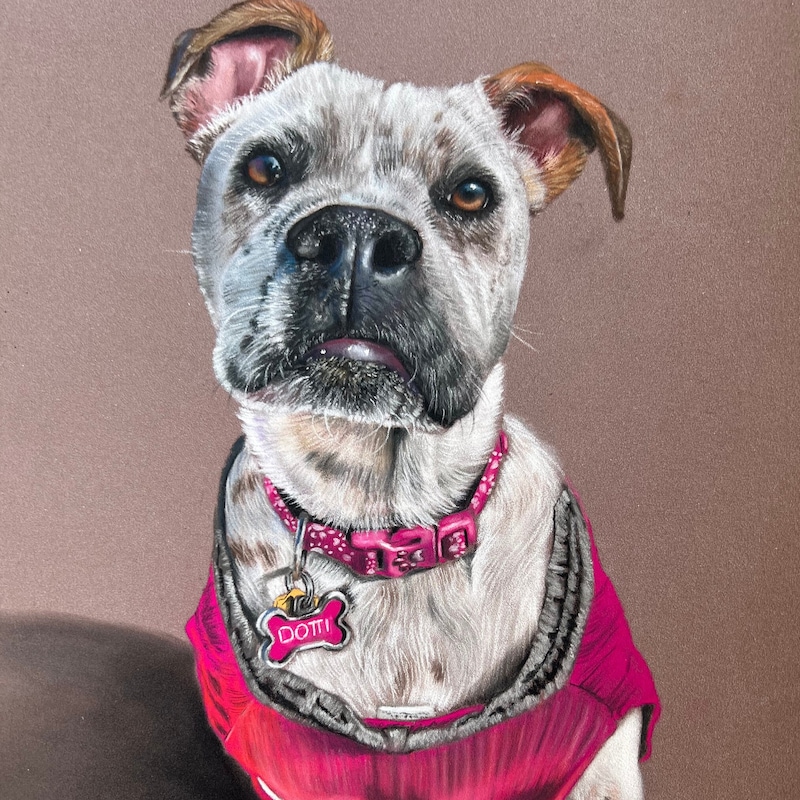 Custom Dog Art Pastel - Etsy