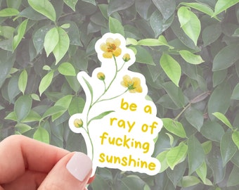 Ray of Sunshine Sticker - Etsy