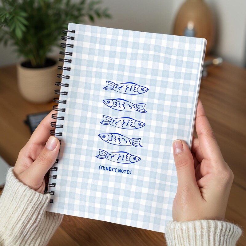 Refillable Journal Gingham - Etsy