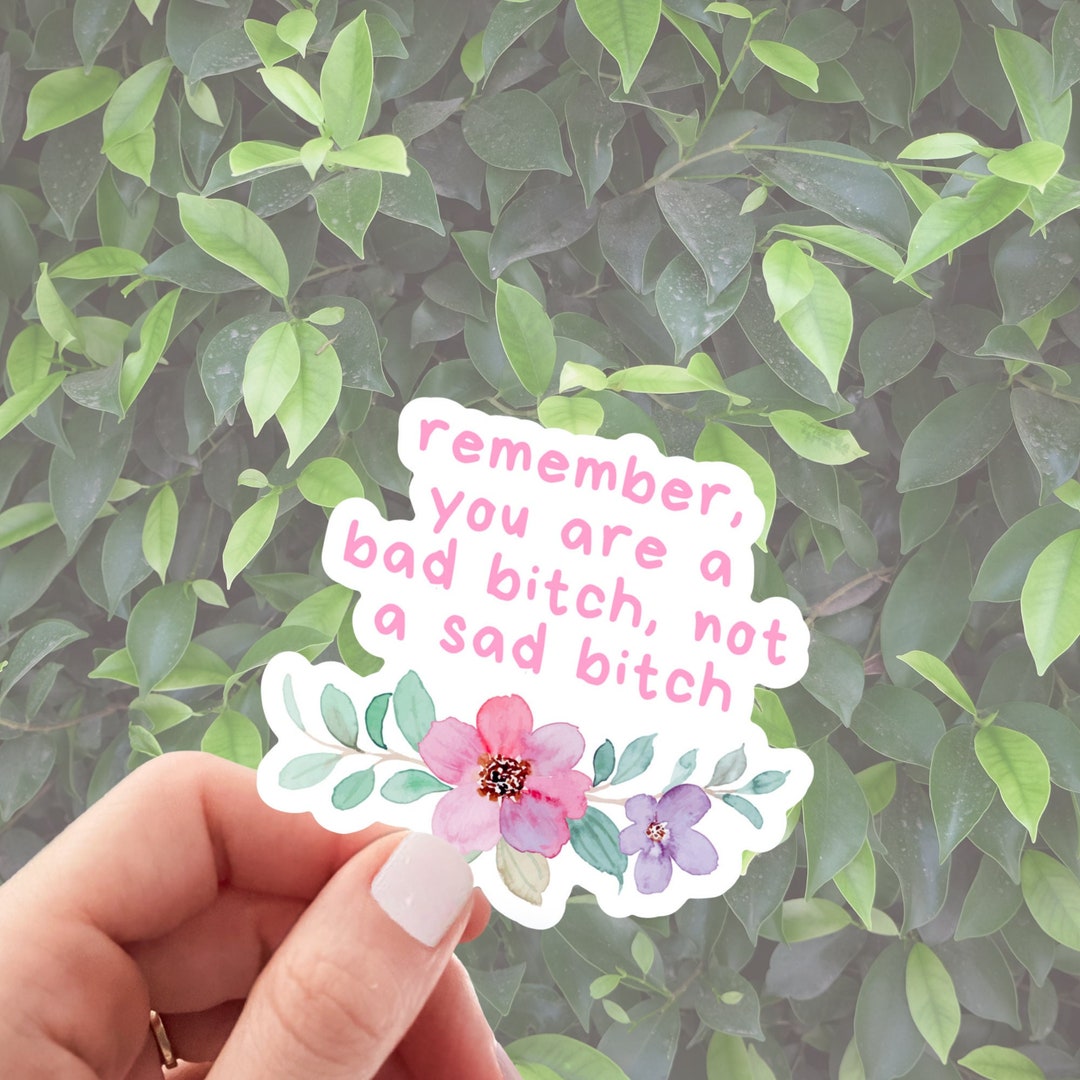 Bad Bitch Positive Affirmational Stickers, Fun Stocking Stuffers ...