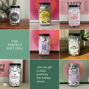 Teacher Affirmation Jar | Endof Year Teacher Gift | 100 Positive ...