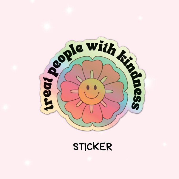 Treat People With Kindness Art - Etsy