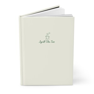 Spill the Tea Journal, Cute Notebook, Gift for Her - Etsy