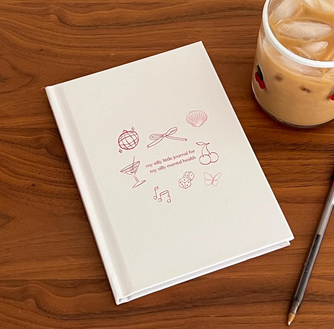 My Silly Little Journal for My Silly Mental Health, Cutesy Anxiety ...