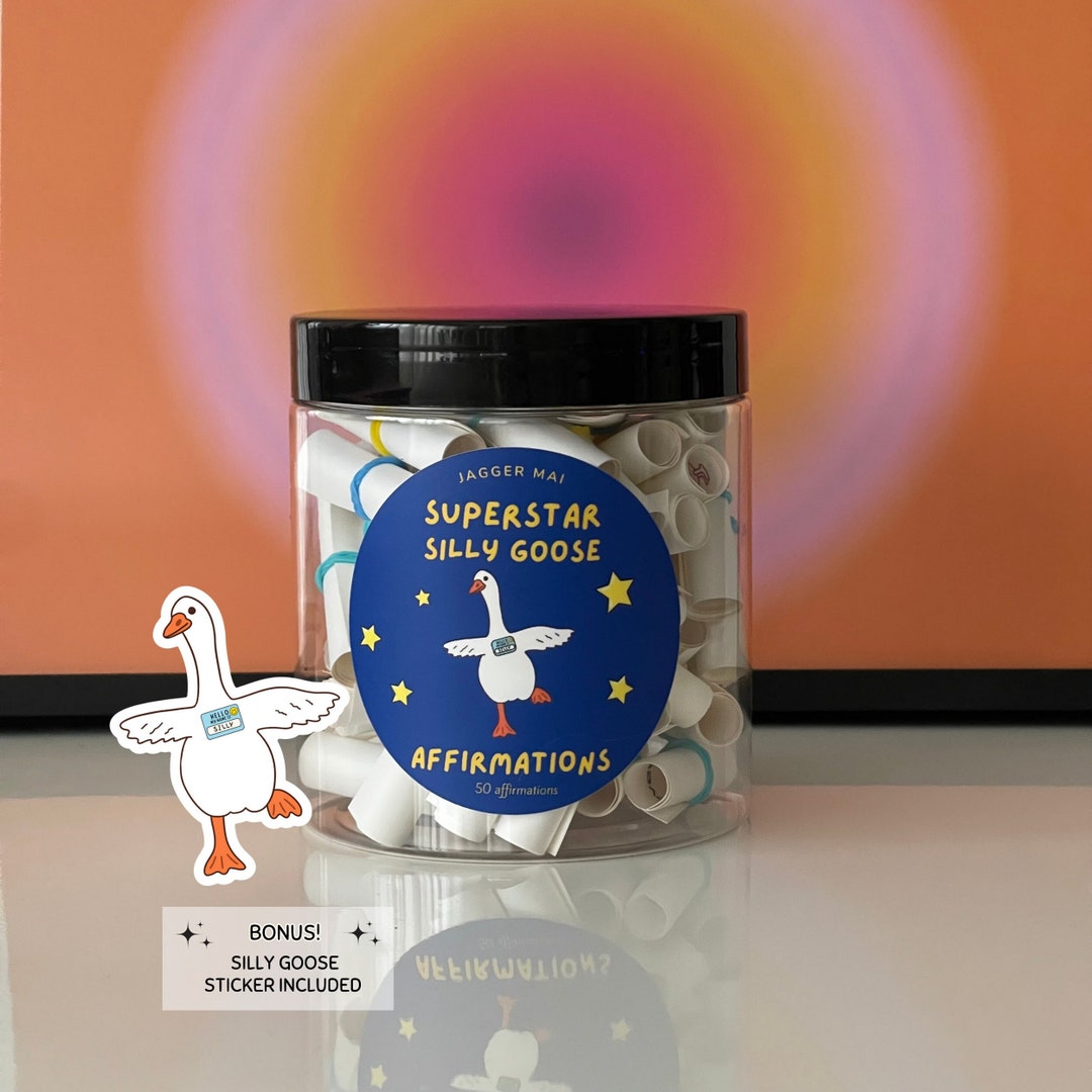 Superstar Silly Goose Affirmations for Kids | 50 Affirmation Cards With ...