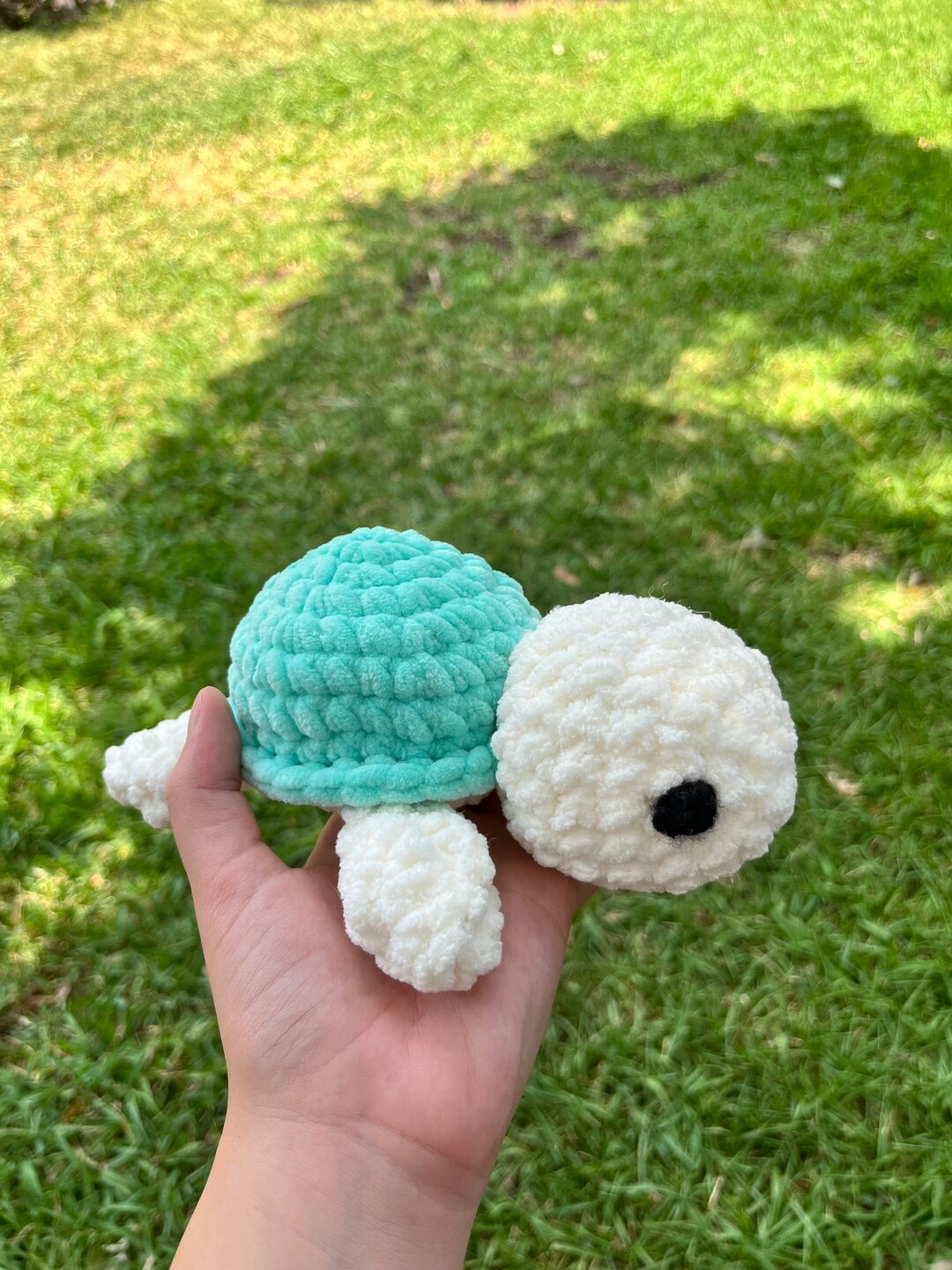 Crochet Green Turtle - Etsy